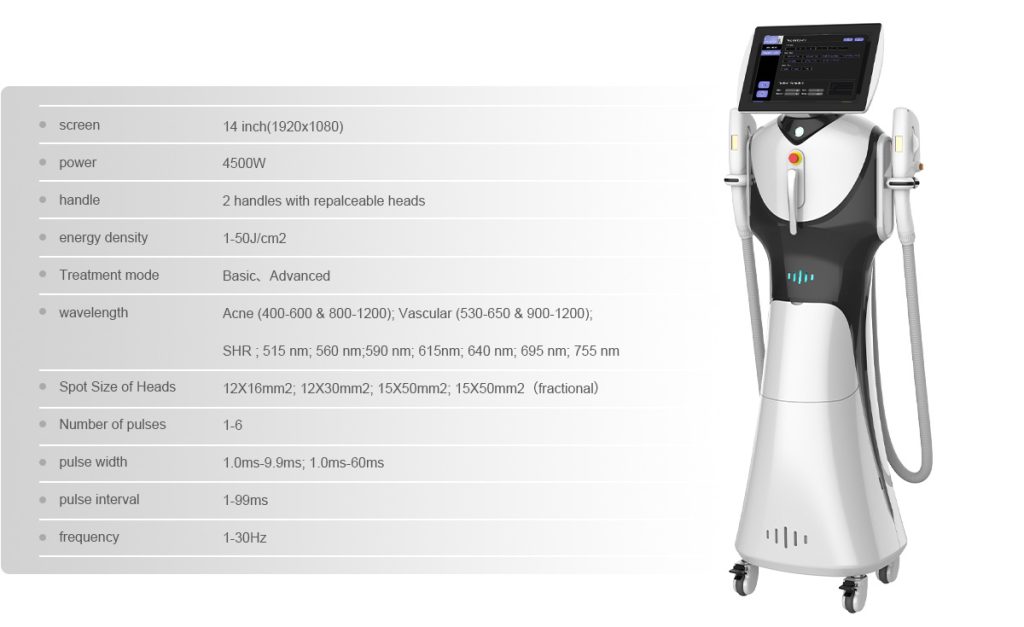 Professional acne scars skin rejuvenation ipl shr opt dpl e-light super ...